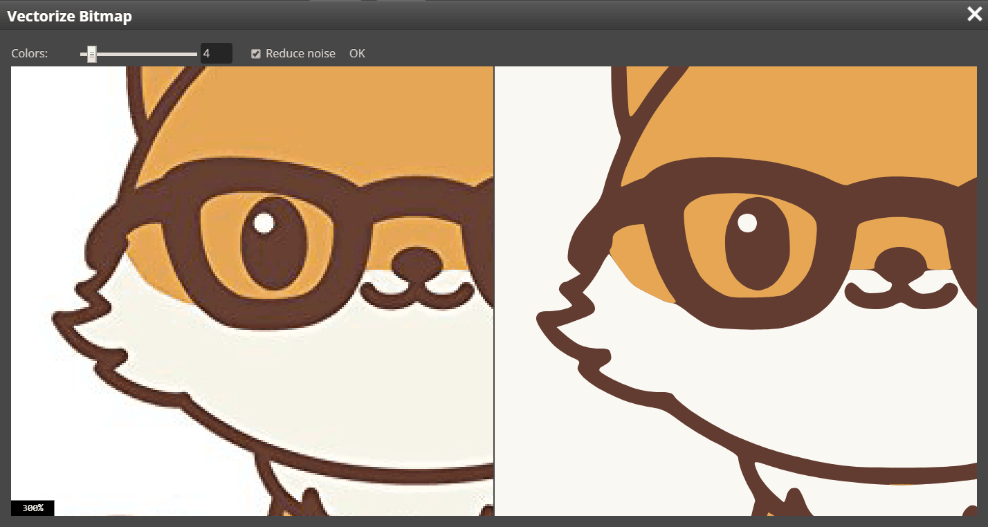 Vectorize Bitmap